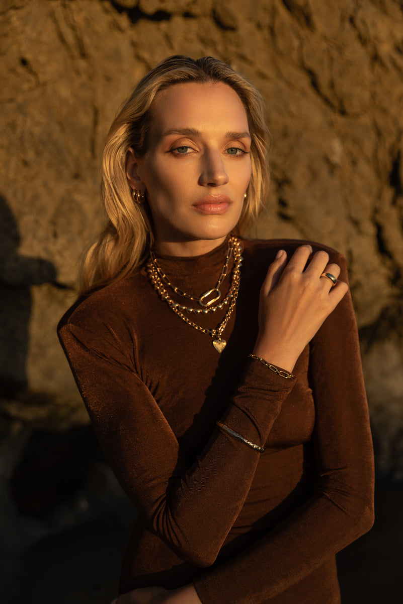 Heartbreaker Necklace - Gold – Mademoiselle Jules